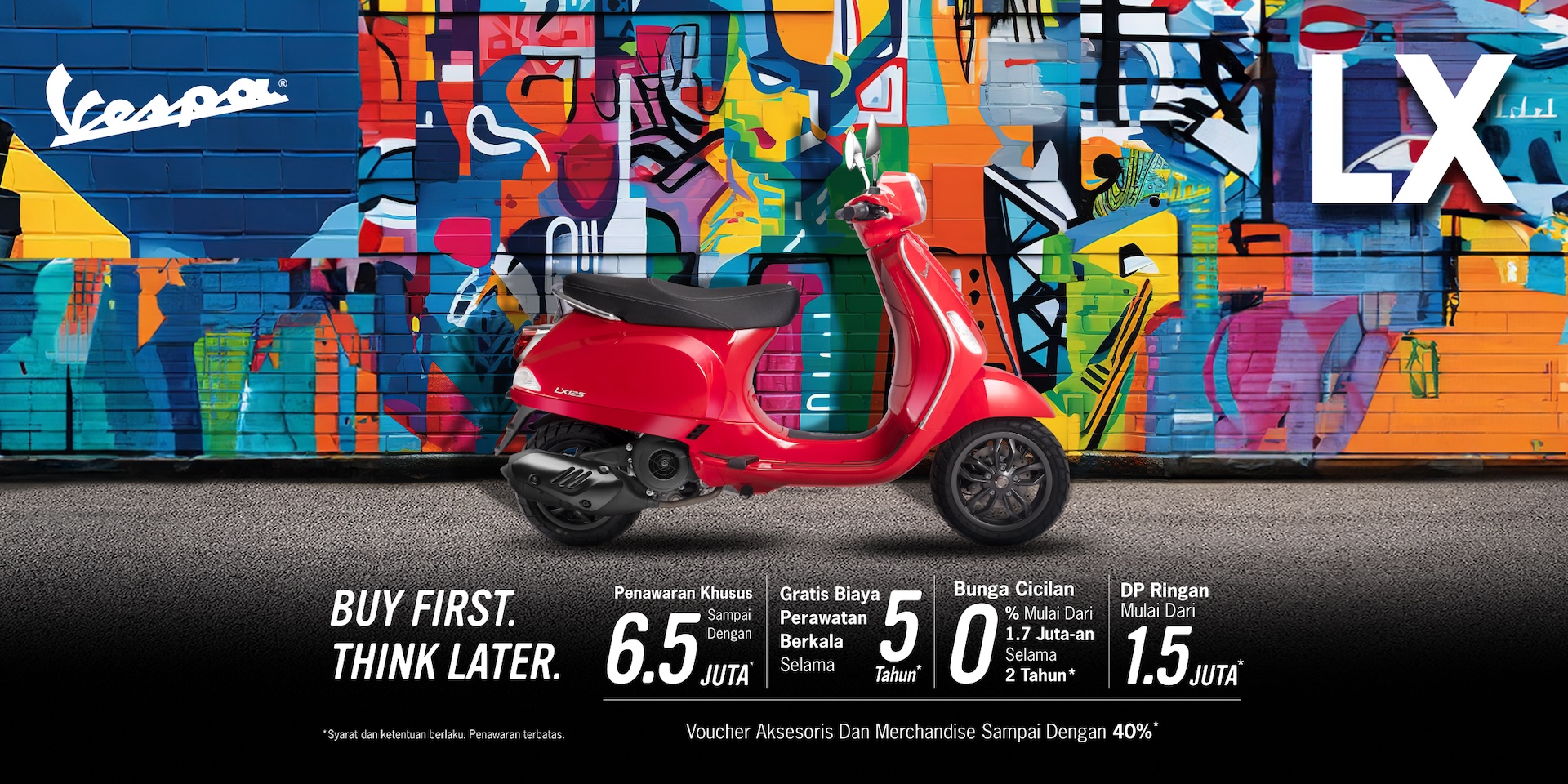 BUY FIRST. THINK LATER. | VESPA Indonesia